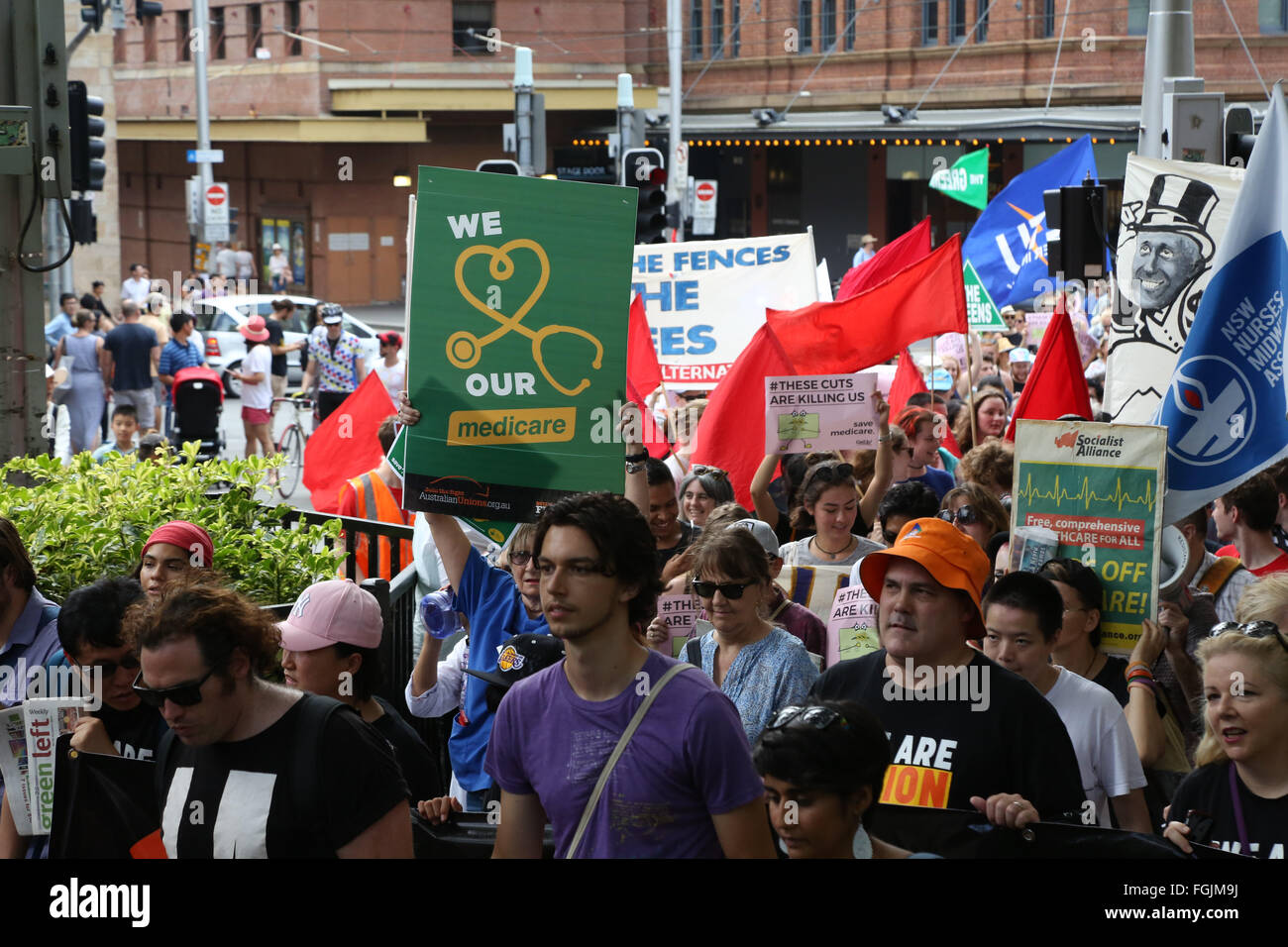 Sydney, Australia. 20 February 2016. The NSW Nurses and Midwives ...