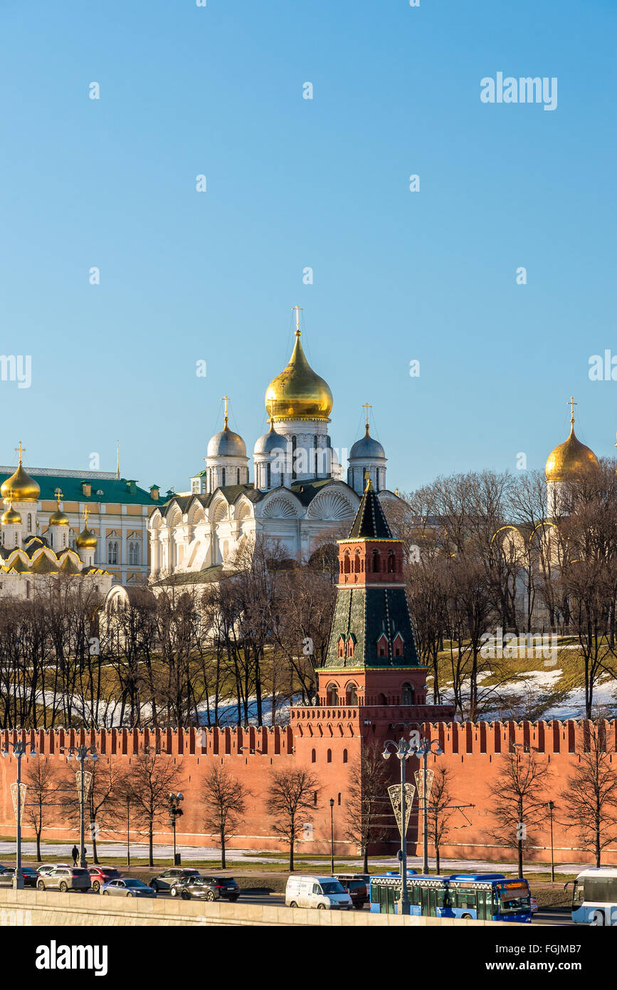 Cathedrals of the Moscow Kremlin, Russia Stock Photo - Alamy