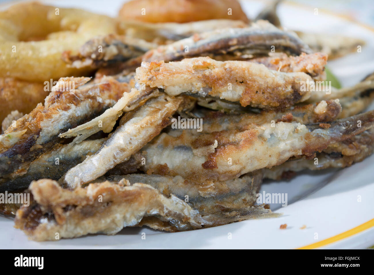 Fried anchovies spain hi-res stock photography and images - Alamy