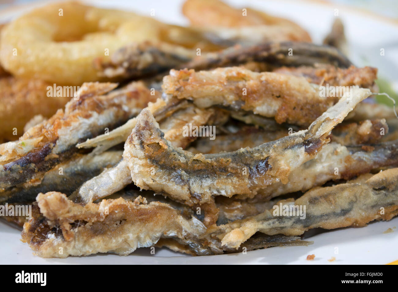 Fried anchovies spain hi-res stock photography and images - Alamy