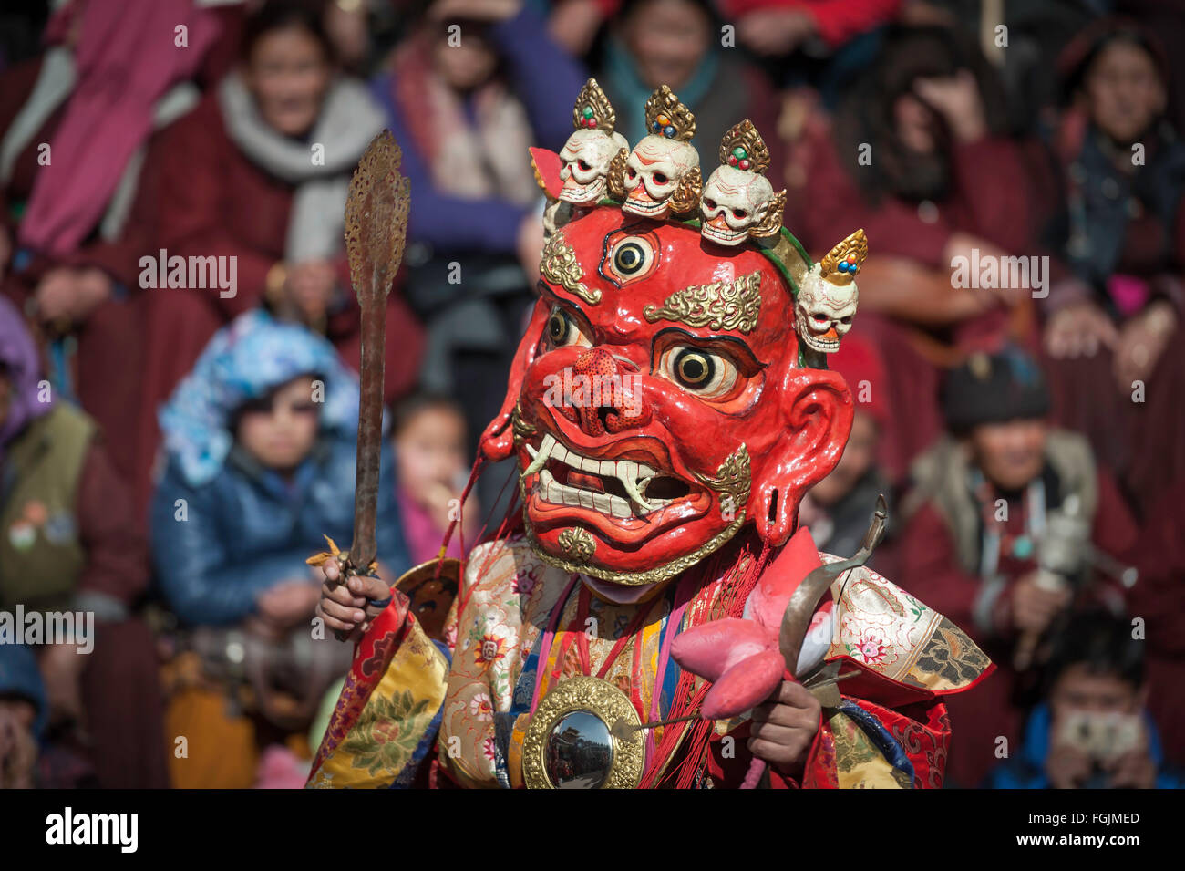 Cham Dancer in Mask Stock Photo - Alamy
