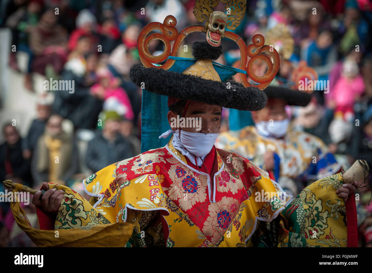 Cham Dancer (Lama) is performing dance Stock Photo - Alamy