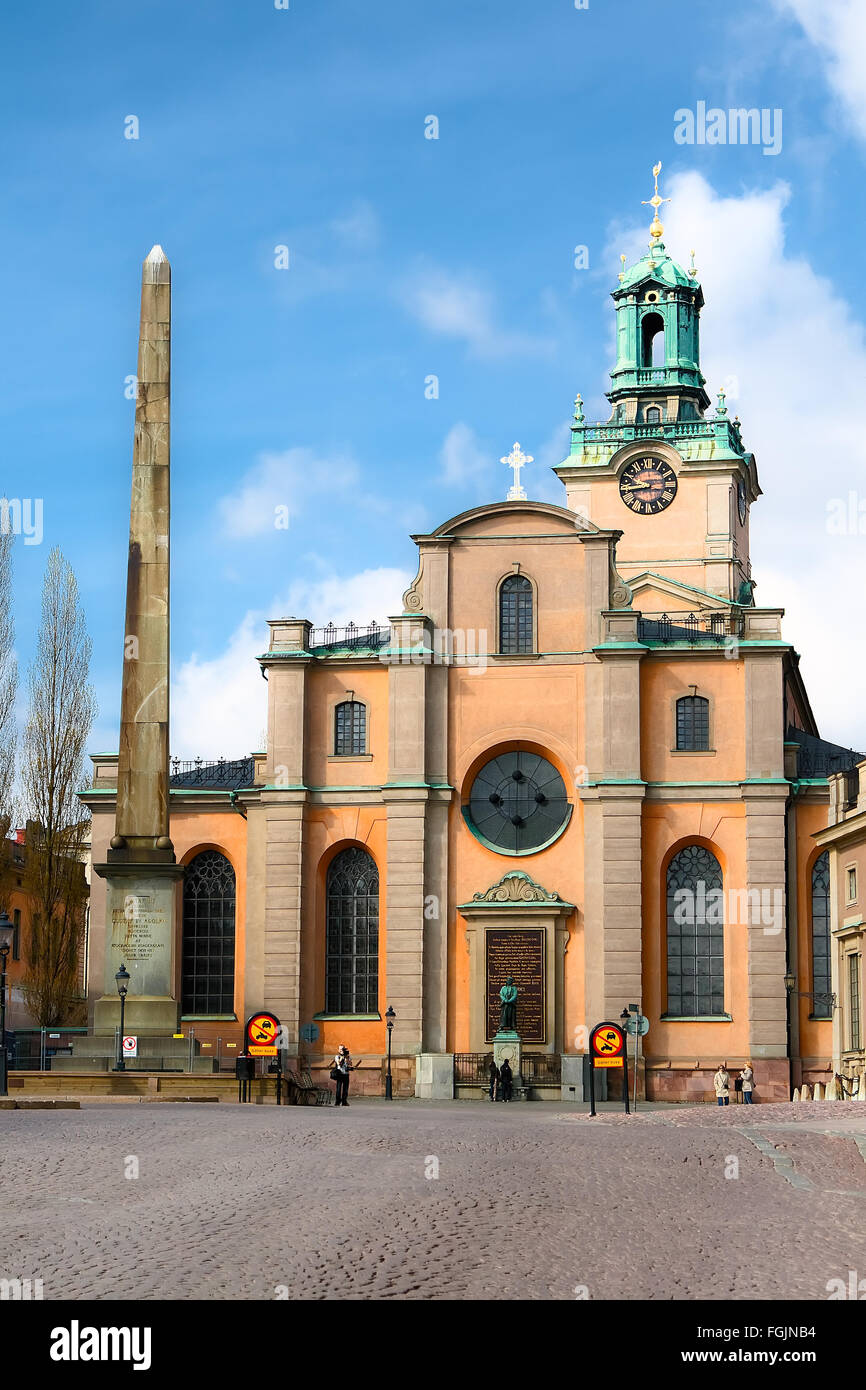 Storkyrkan - Cathedral of St Nicholas, Stockholm, Sweden Stock Photo ...