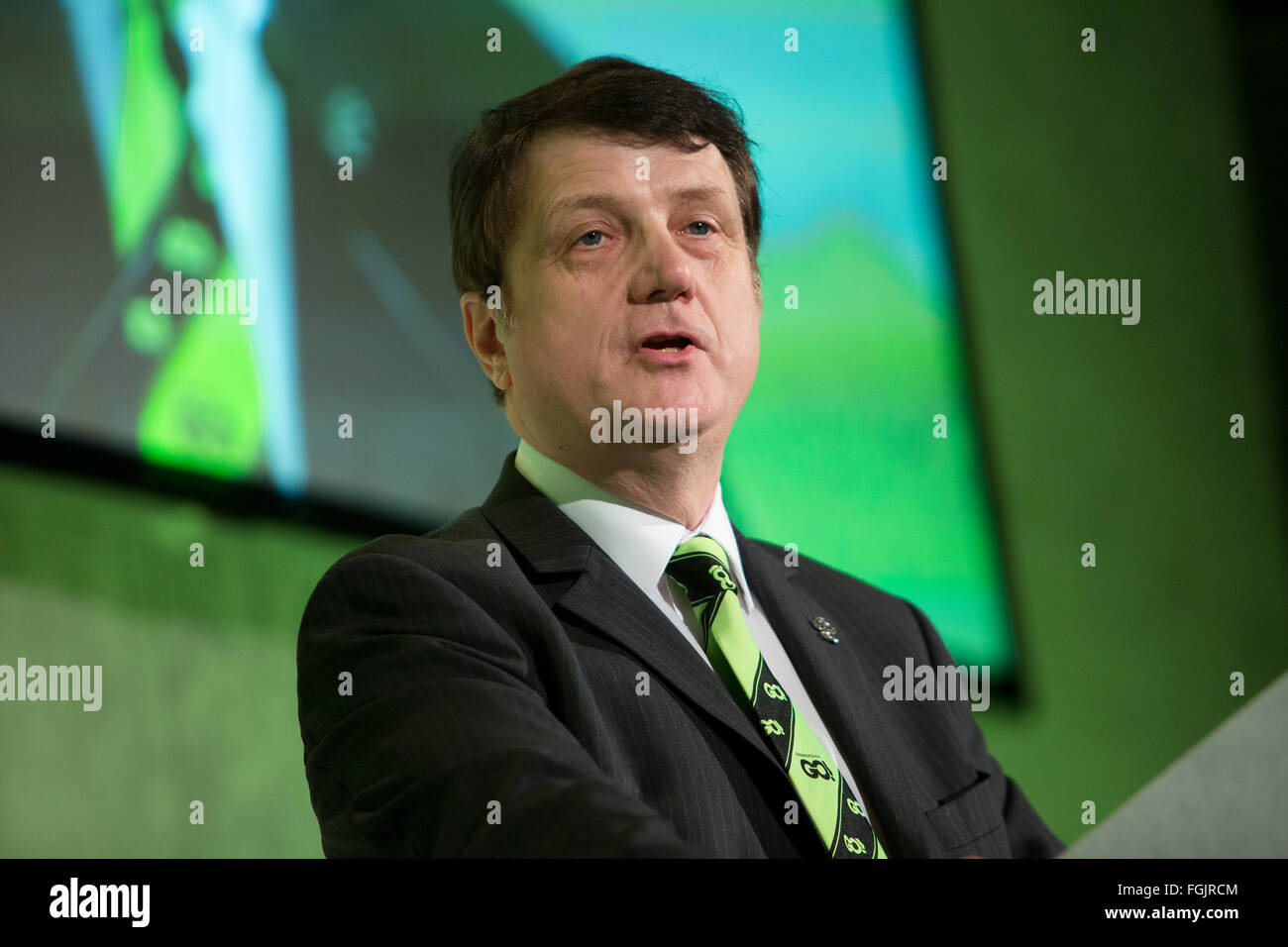London, UK. 19th February 2016. Gerard Batten speaking at the ...