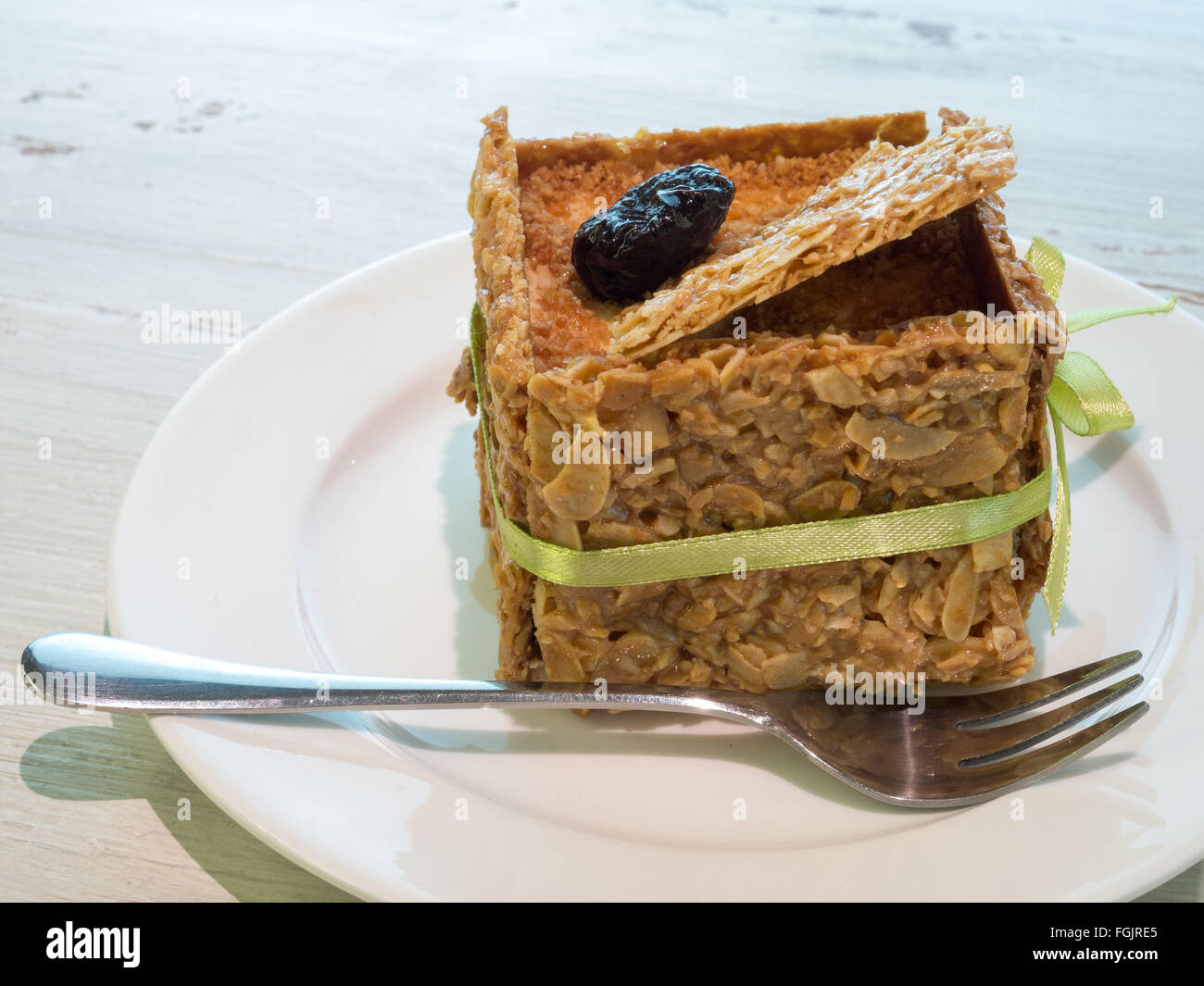 Walnut cake. Cake made from nuts Stock Photo - Alamy