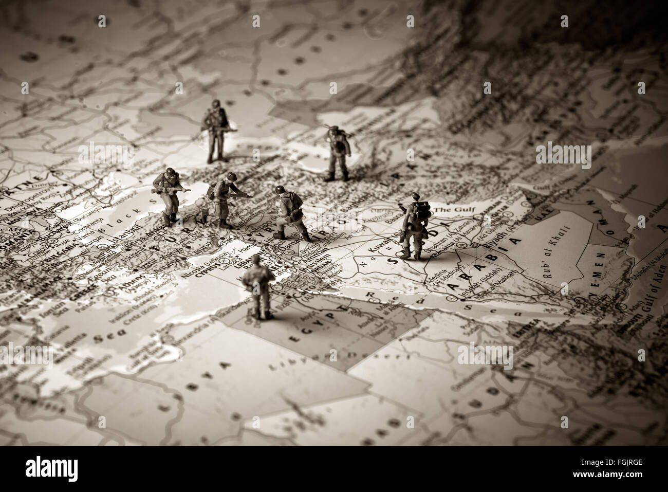 Kurdistan on the map of middle east hi-res stock photography and images ...