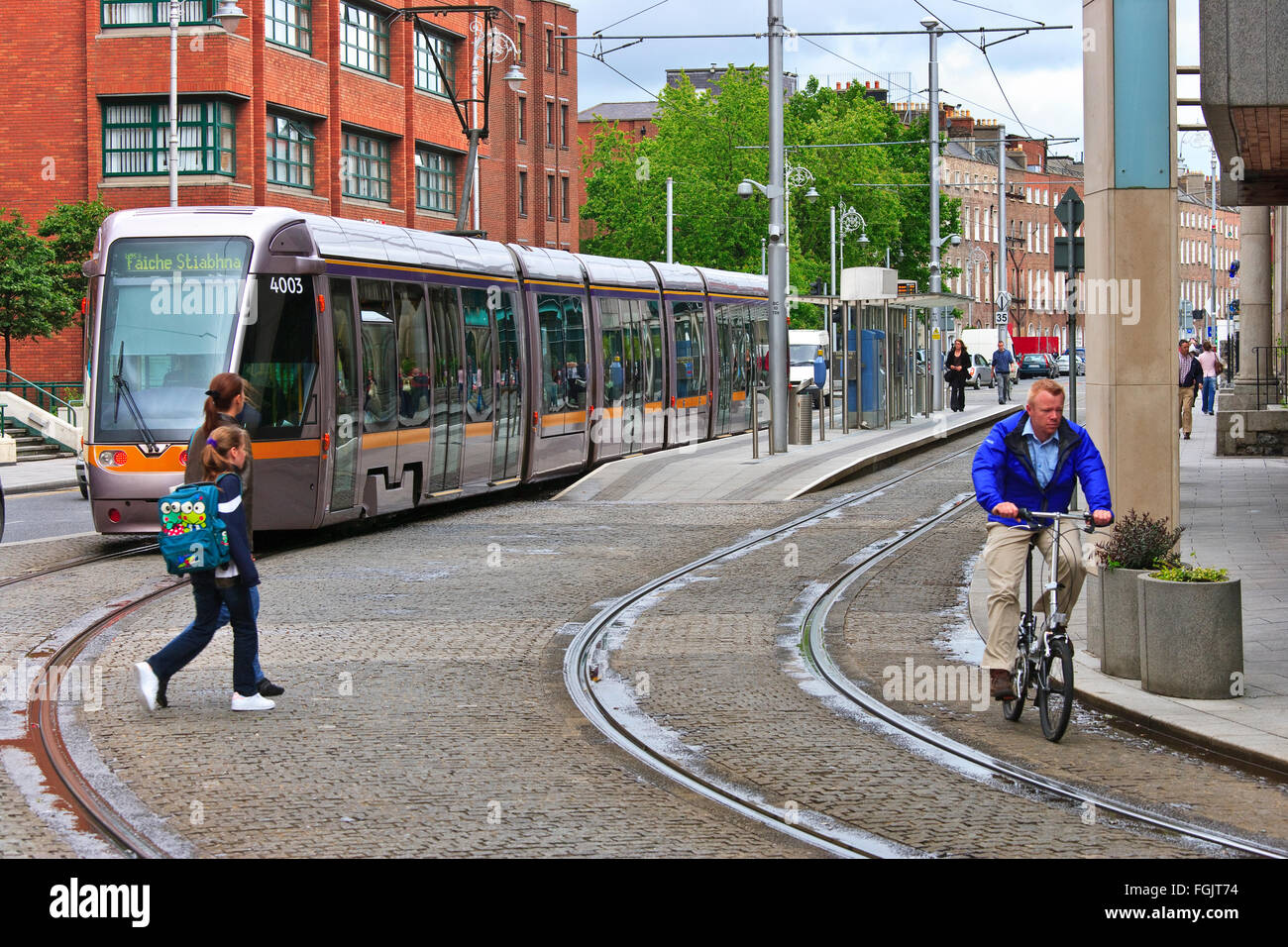 Rail public transport tram hi-res stock photography and images - Alamy