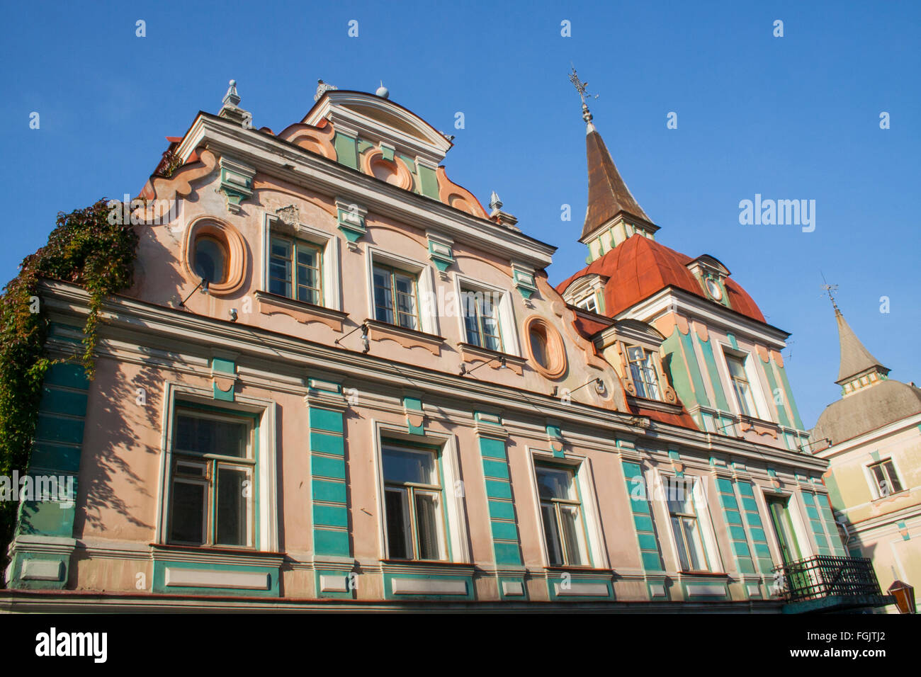 Kinomaja, the brightly colored Estonian Film-makers Union building on ...