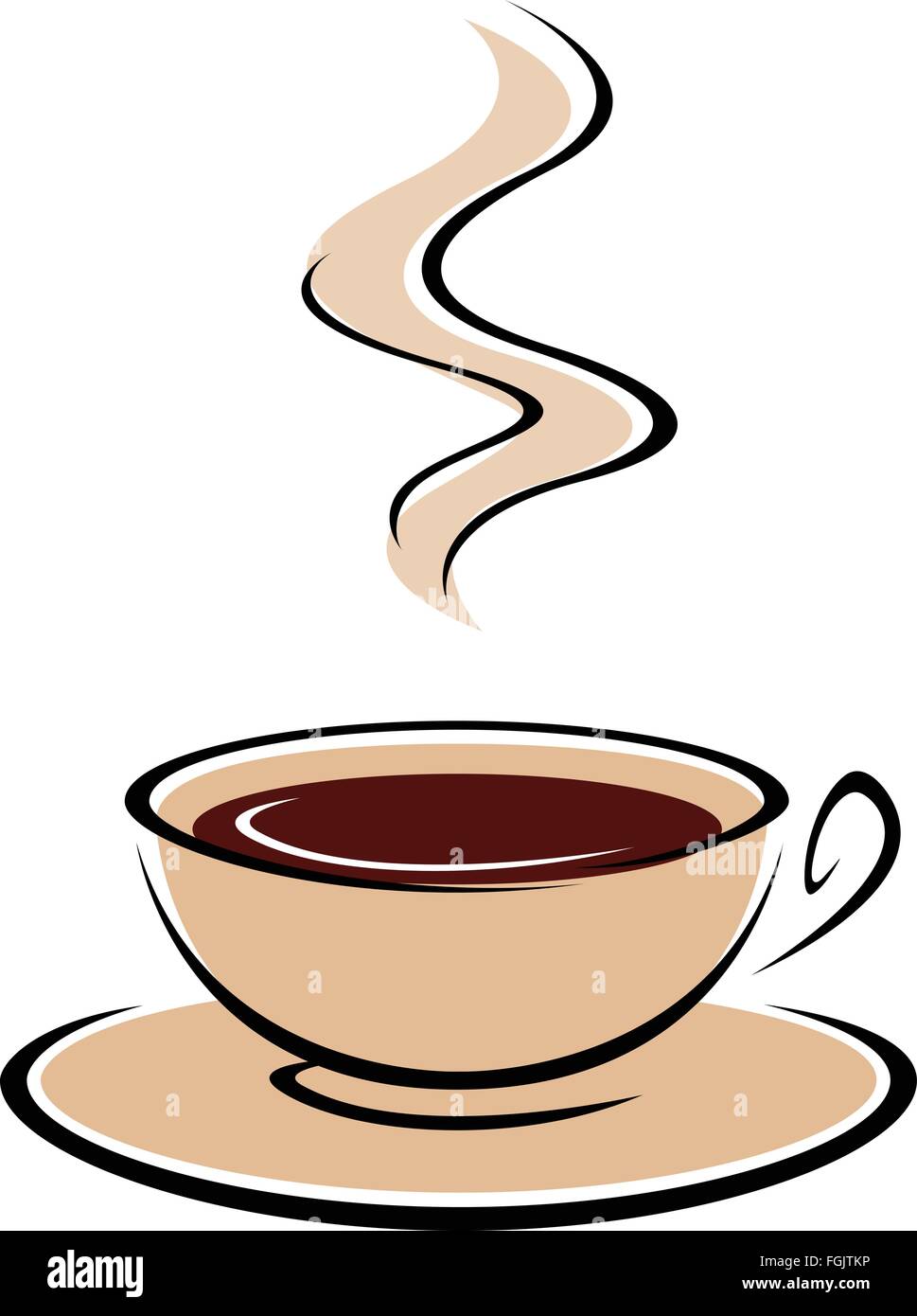 Vector coffee cup Stock Vector Image & Art - Alamy