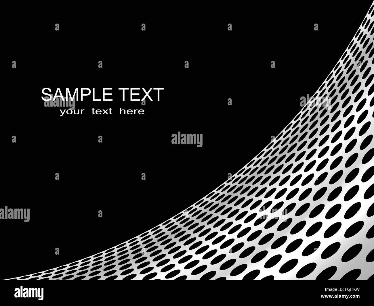 Halftone wavy vector abstract Stock Vector Images - Alamy