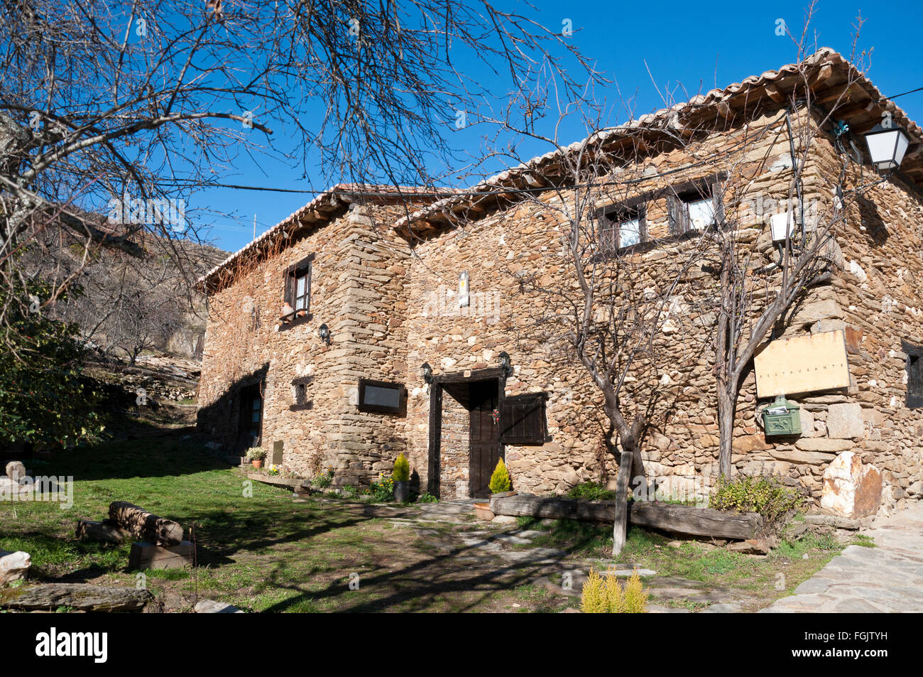 Stone House Spain Countryside Stock Photos & Stone House Spain ...