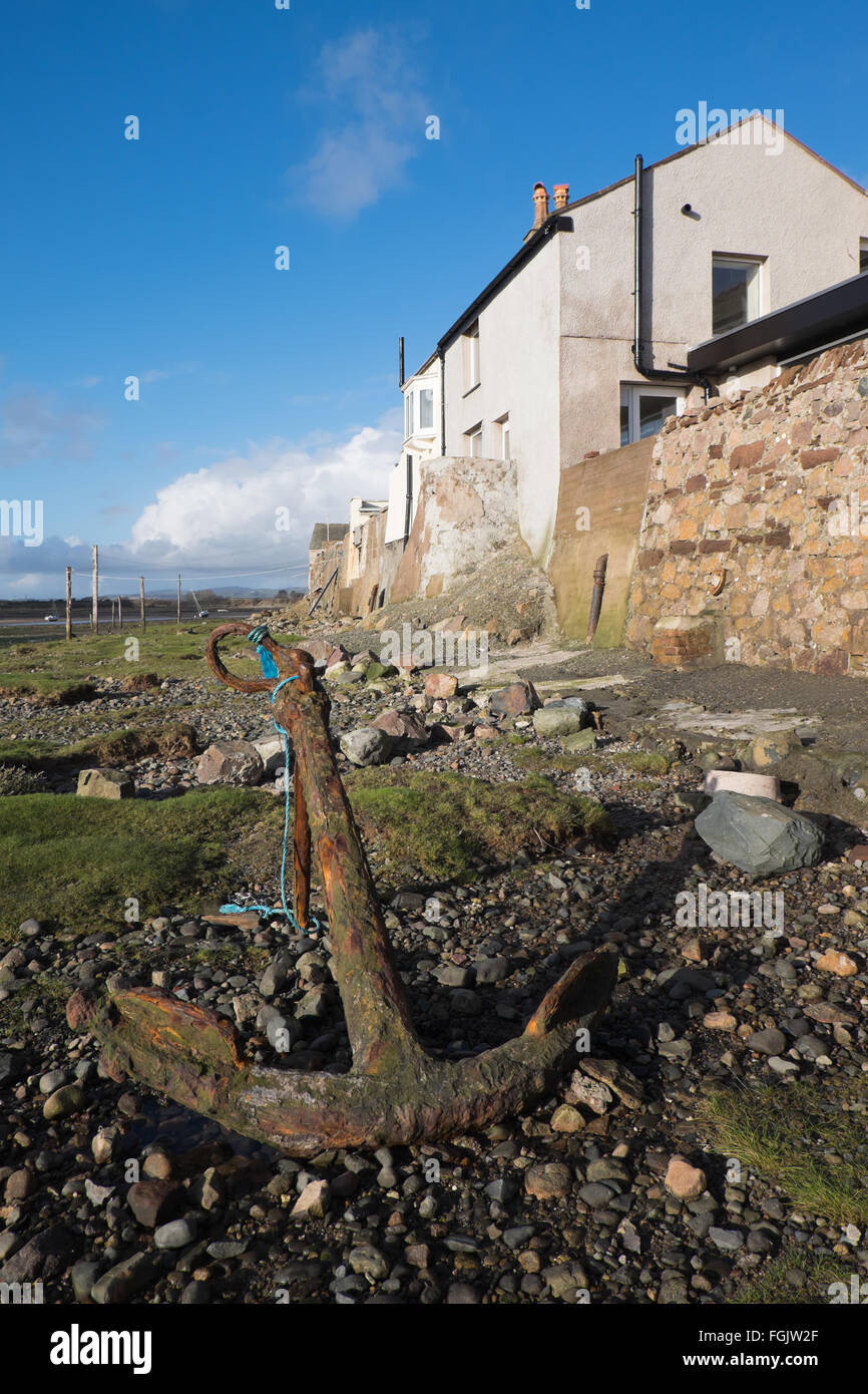 Anchor at Ravenglass, English Lake District Stock Photo - Alamy