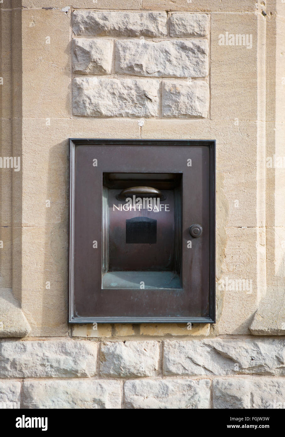 Bank Night Safe Stock Photo - Alamy