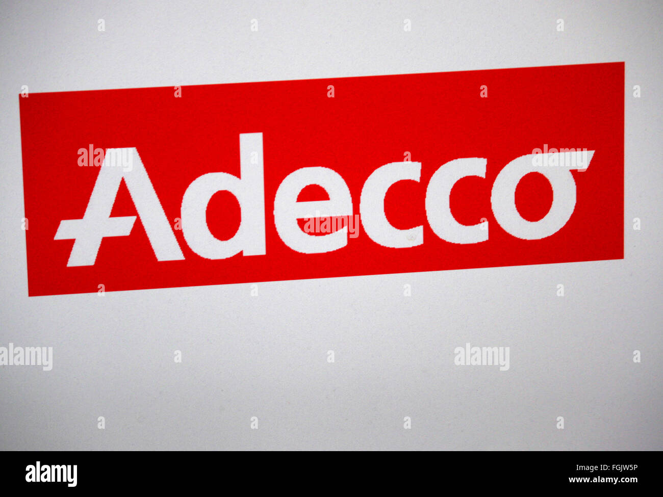 Adecco logo hi-res stock photography and images - Alamy