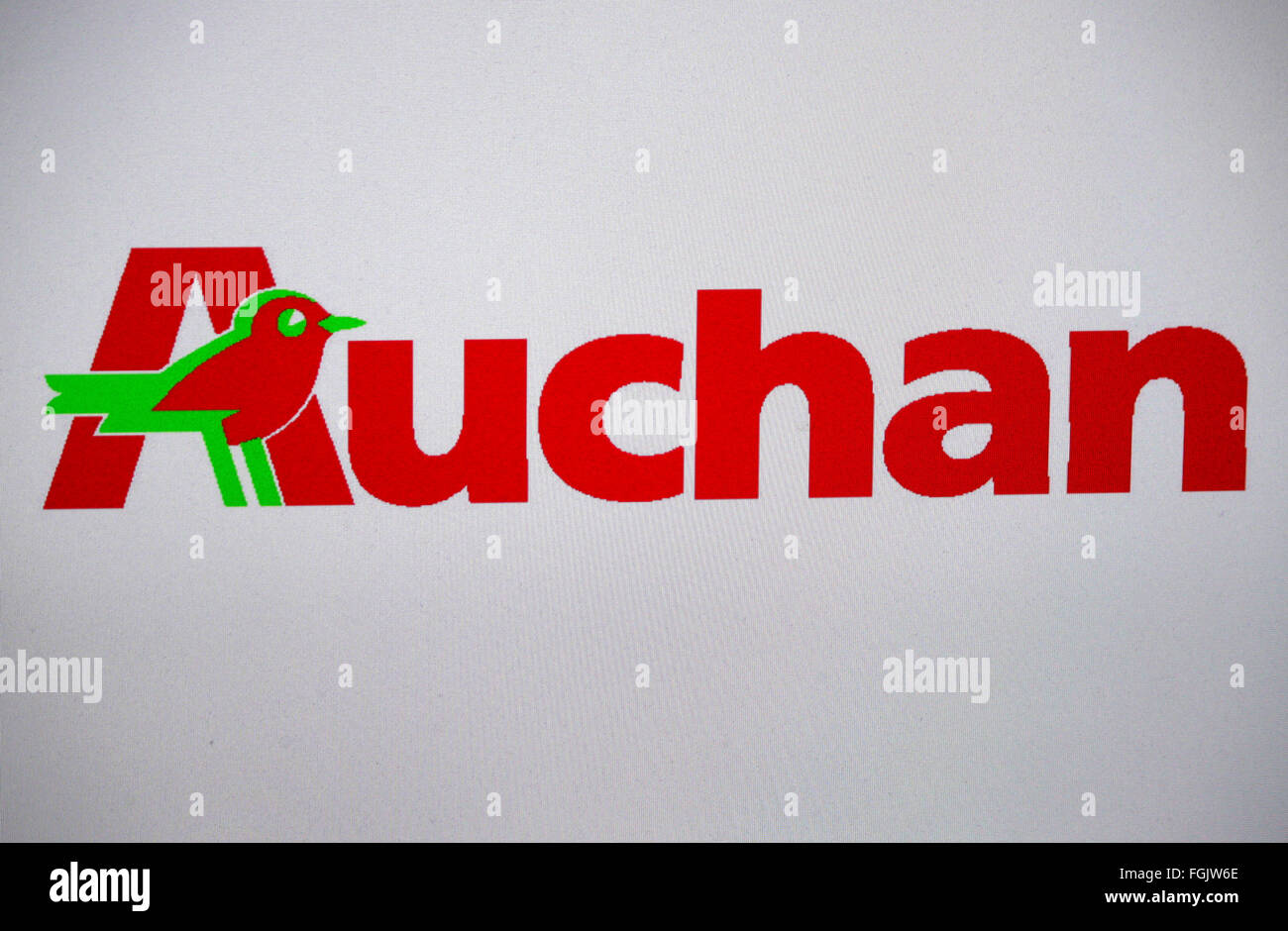 Auchan logo hi-res stock photography and images - Alamy