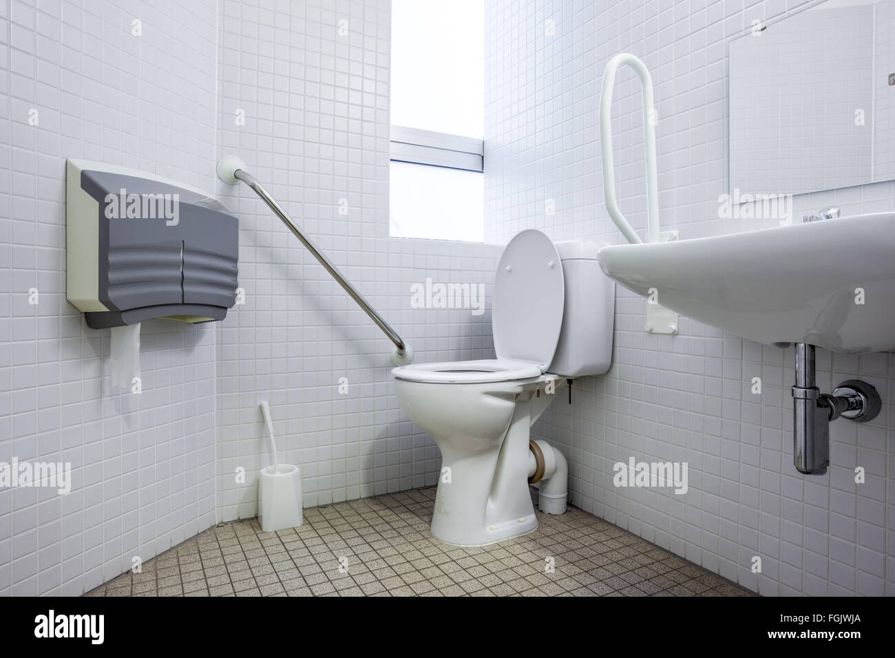 public disabled toilet in a large building Stock Photo - Alamy