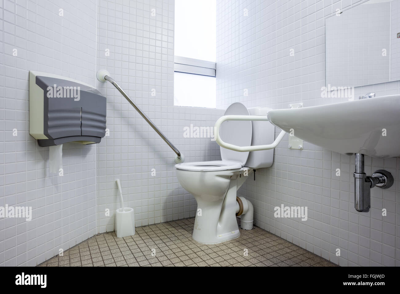 public disabled toilet in a large building Stock Photo - Alamy
