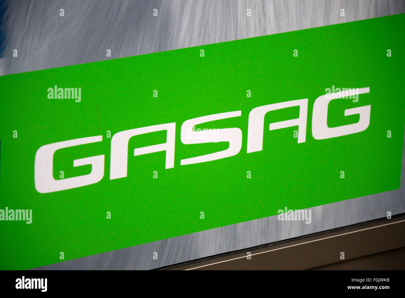 Markenname: "Gasag", Berlin Stock Photo - Alamy