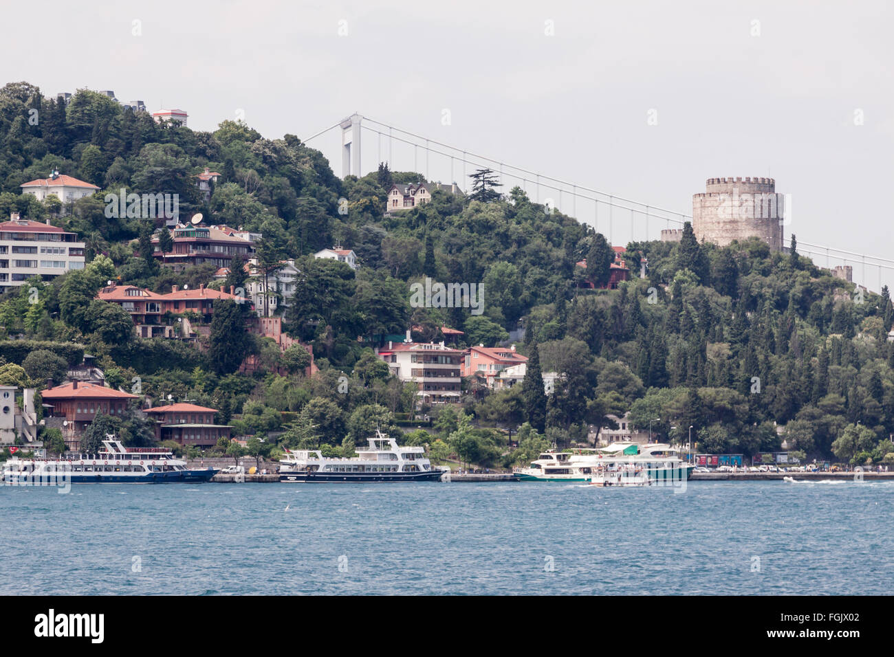 Bosphorus Istanbul Rumeli Hisari fortress Stock Photo - Alamy