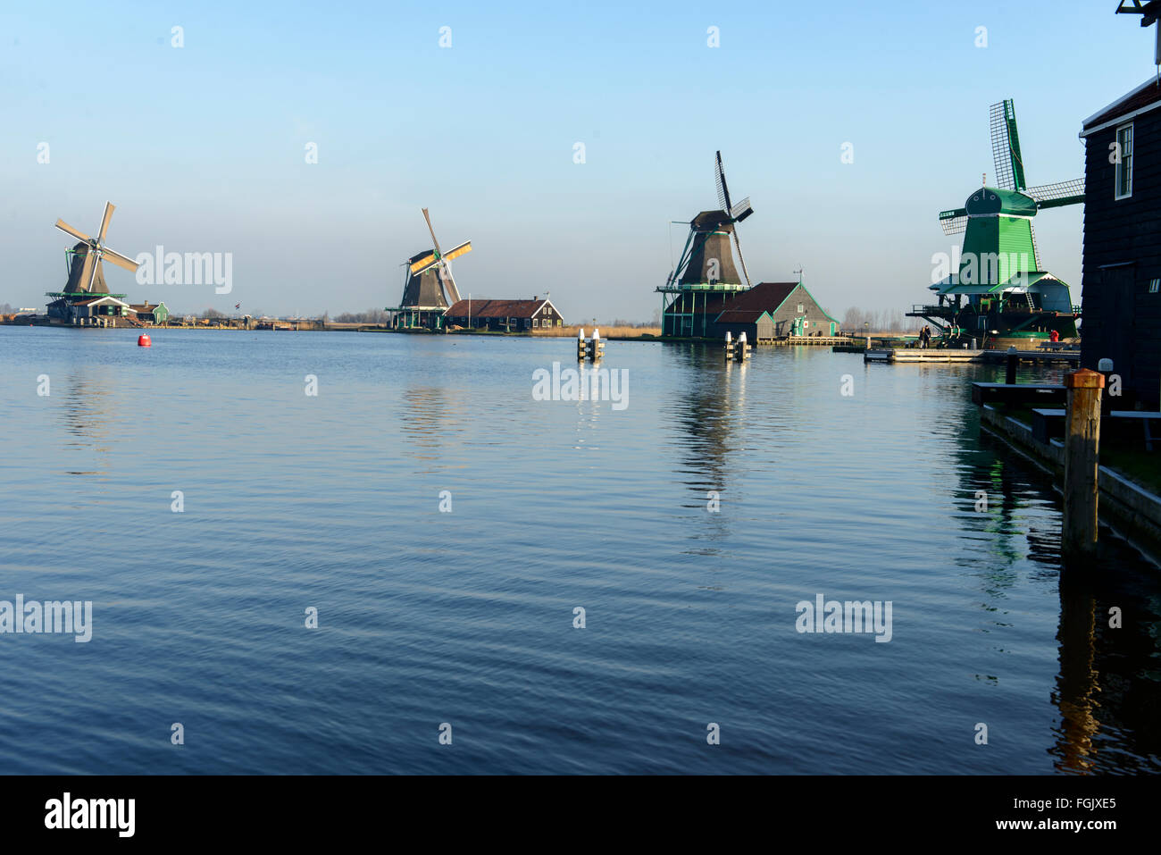 Traditional Dutch windmill Stock Photo - Alamy