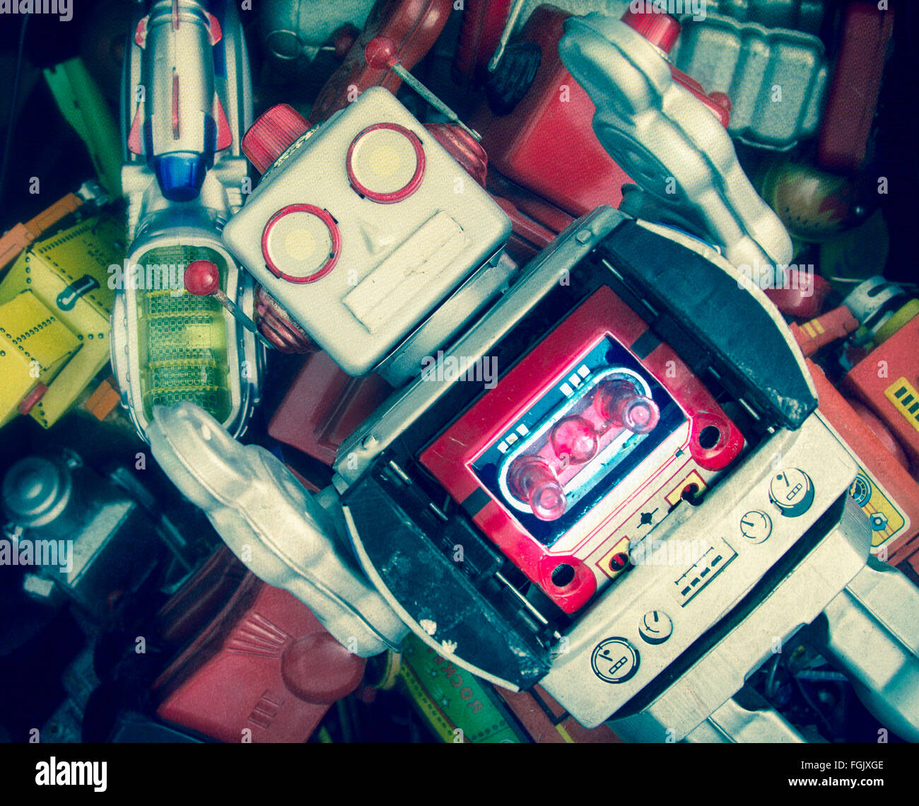 1950s tin paint box hi-res stock photography and images - Alamy