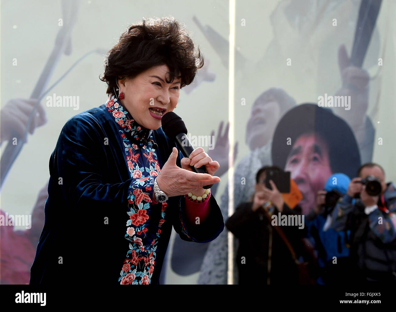 Baofeng, China's Henan Province. 20th Feb, 2016. Storytelling artist ...