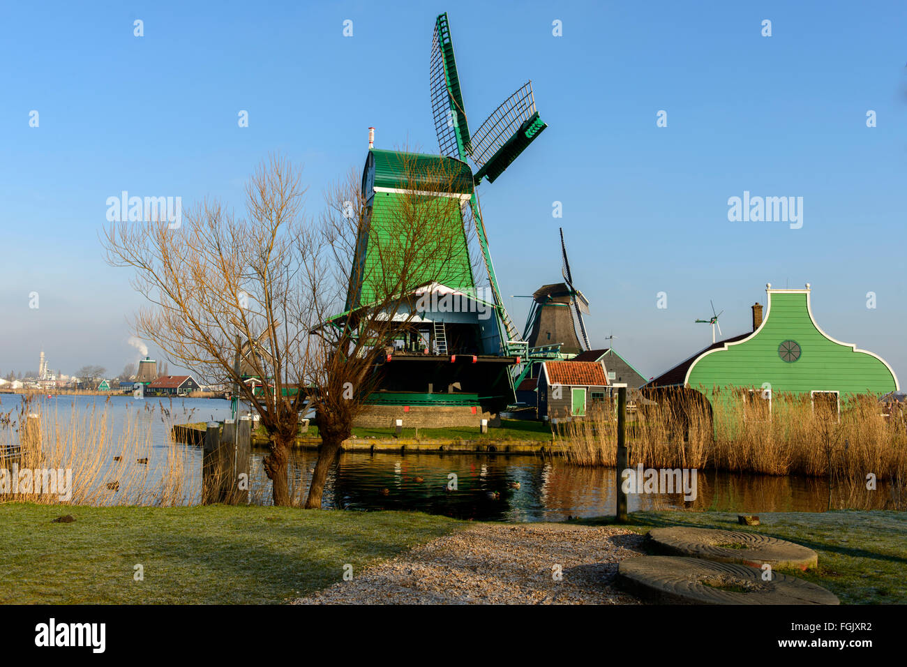 Traditional Dutch windmill Stock Photo - Alamy