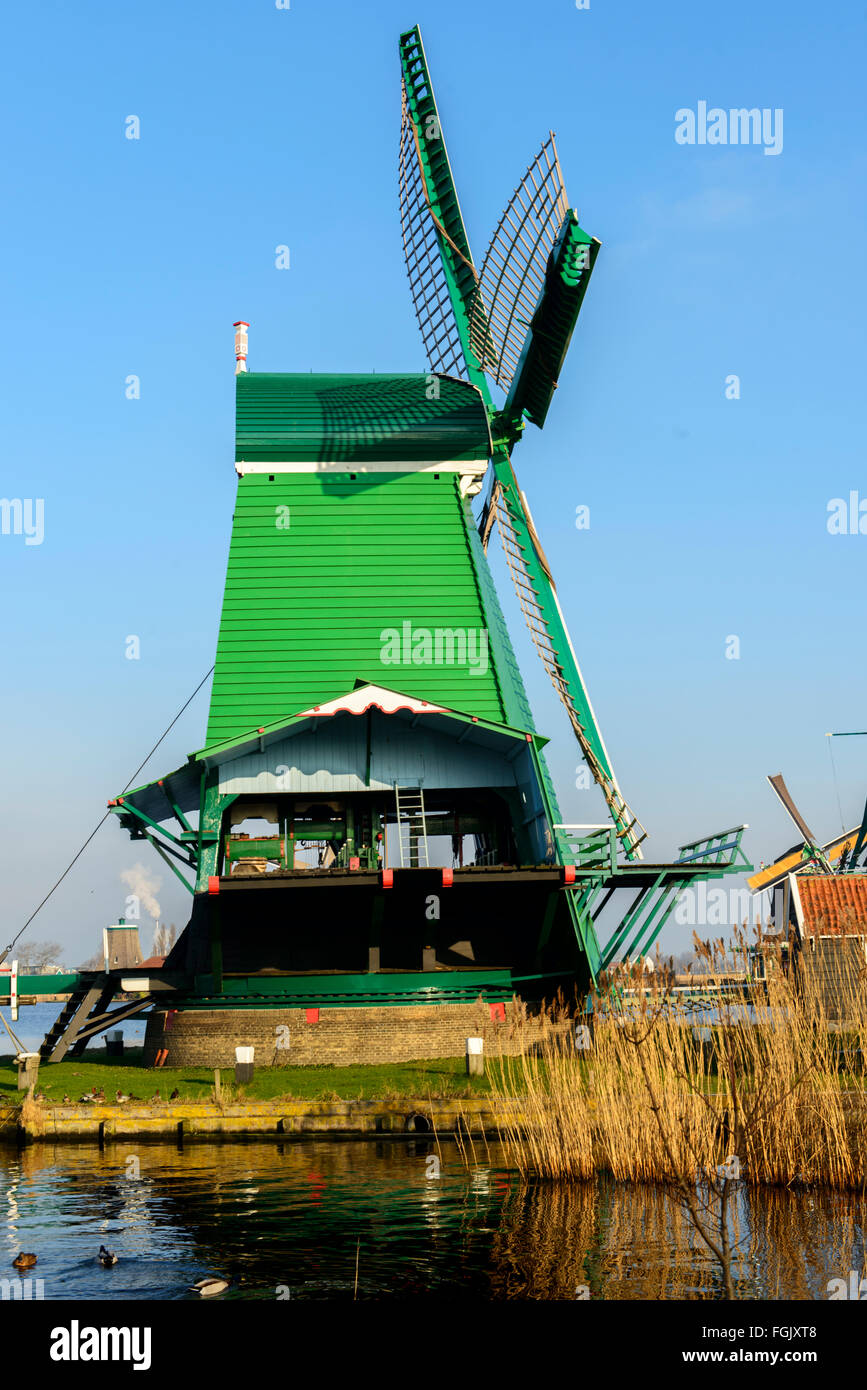 Traditional Dutch windmill Stock Photo - Alamy