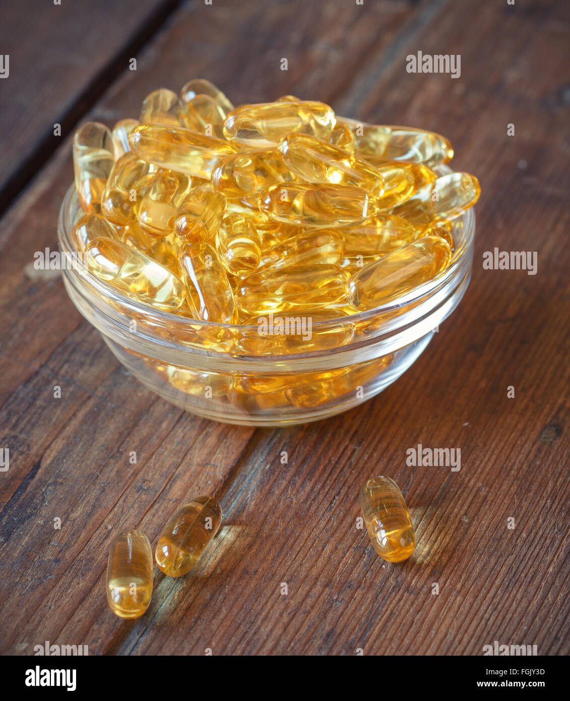 Cod liver oil omega 3 gel capsules Stock Photo - Alamy