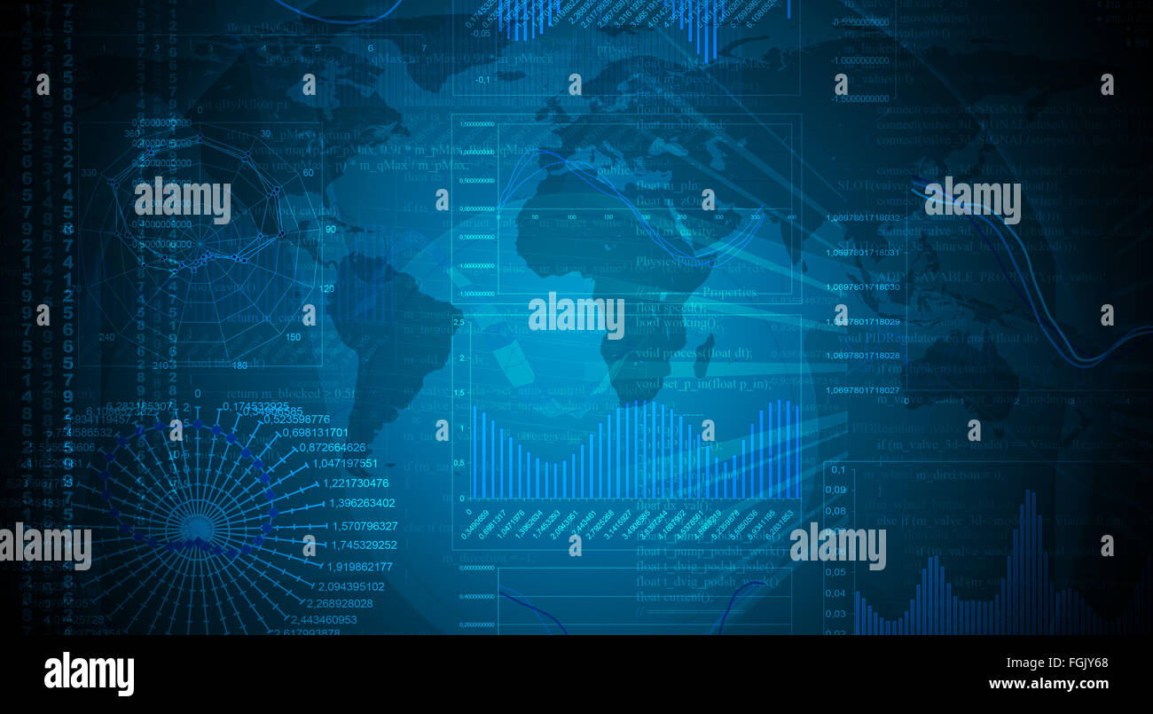 Background with world map Stock Photo - Alamy