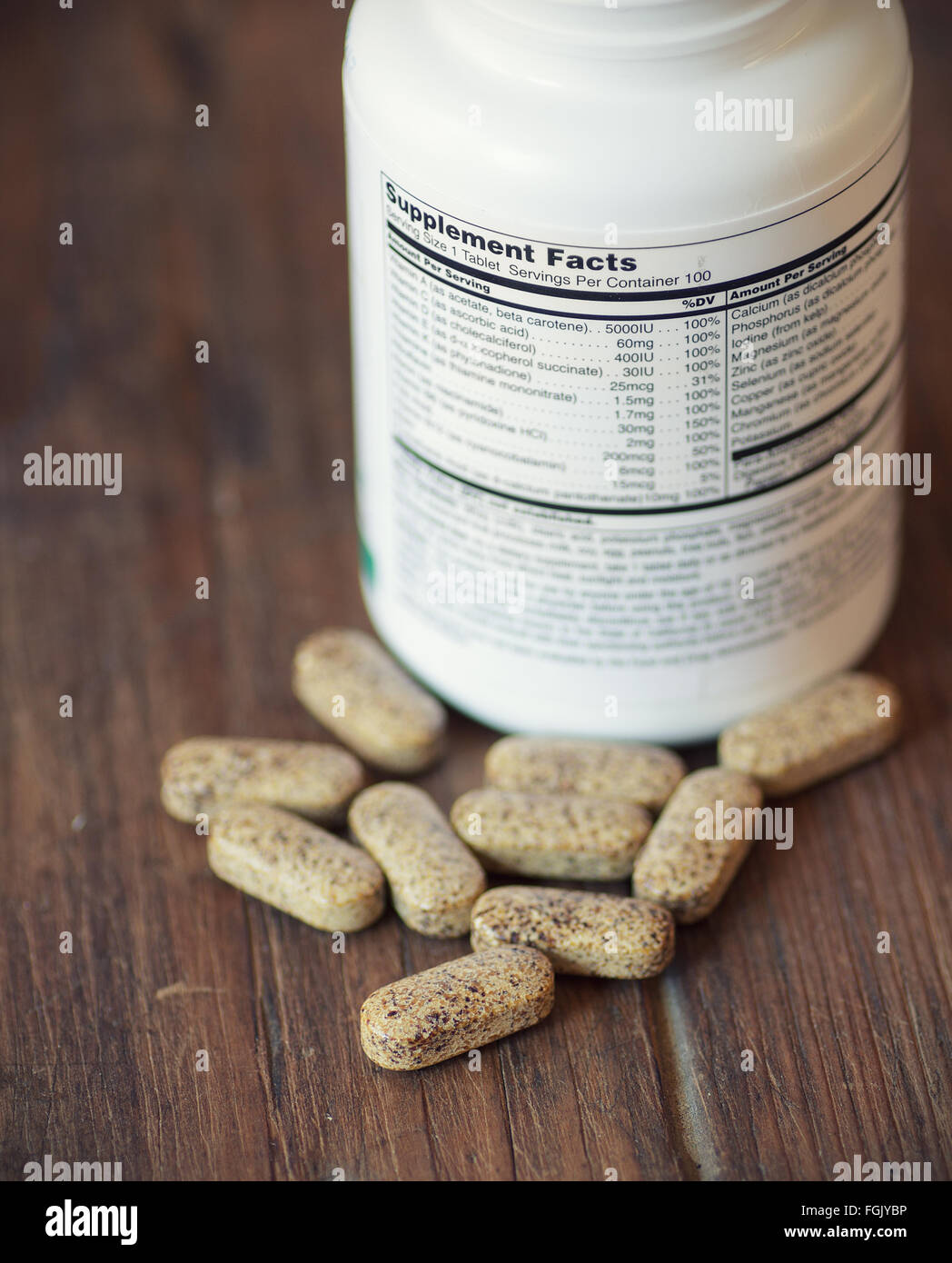 Nutritional supplements in capsules and tablets Stock Photo - Alamy