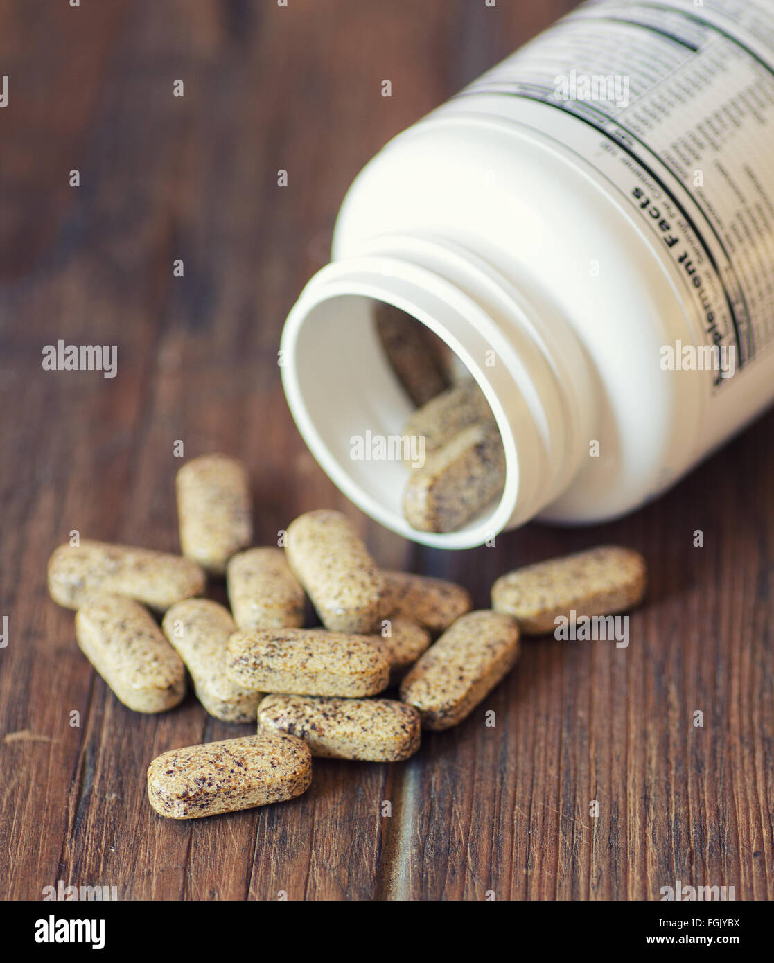 Nutritional supplements in capsules and tablets Stock Photo - Alamy