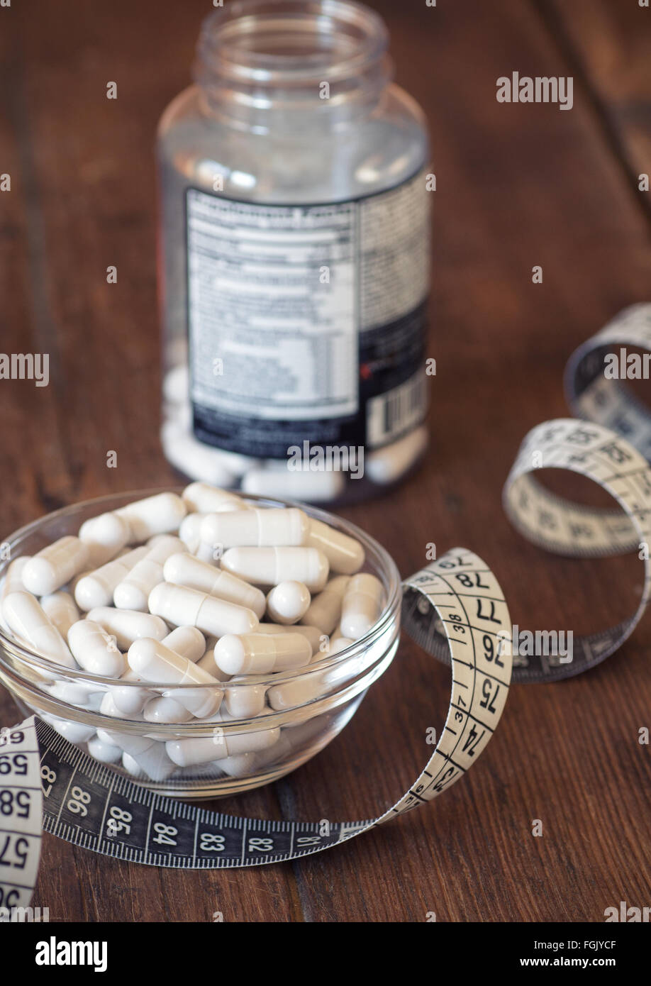 Nutritional supplements in capsules and tablets Stock Photo - Alamy