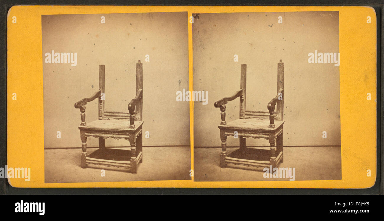 An image of the Old Chair of State, a historical seat associated with ...