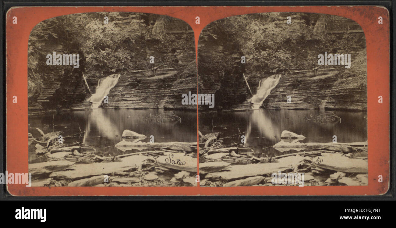 A photograph of Portal Cascade, captured by George F. Gates. The image ...