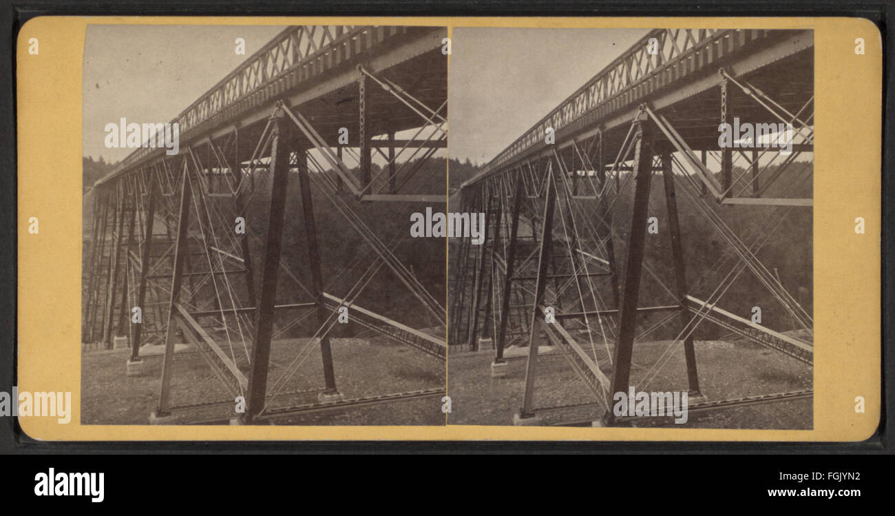 19th century railroad on bridge hi-res stock photography and images - Alamy