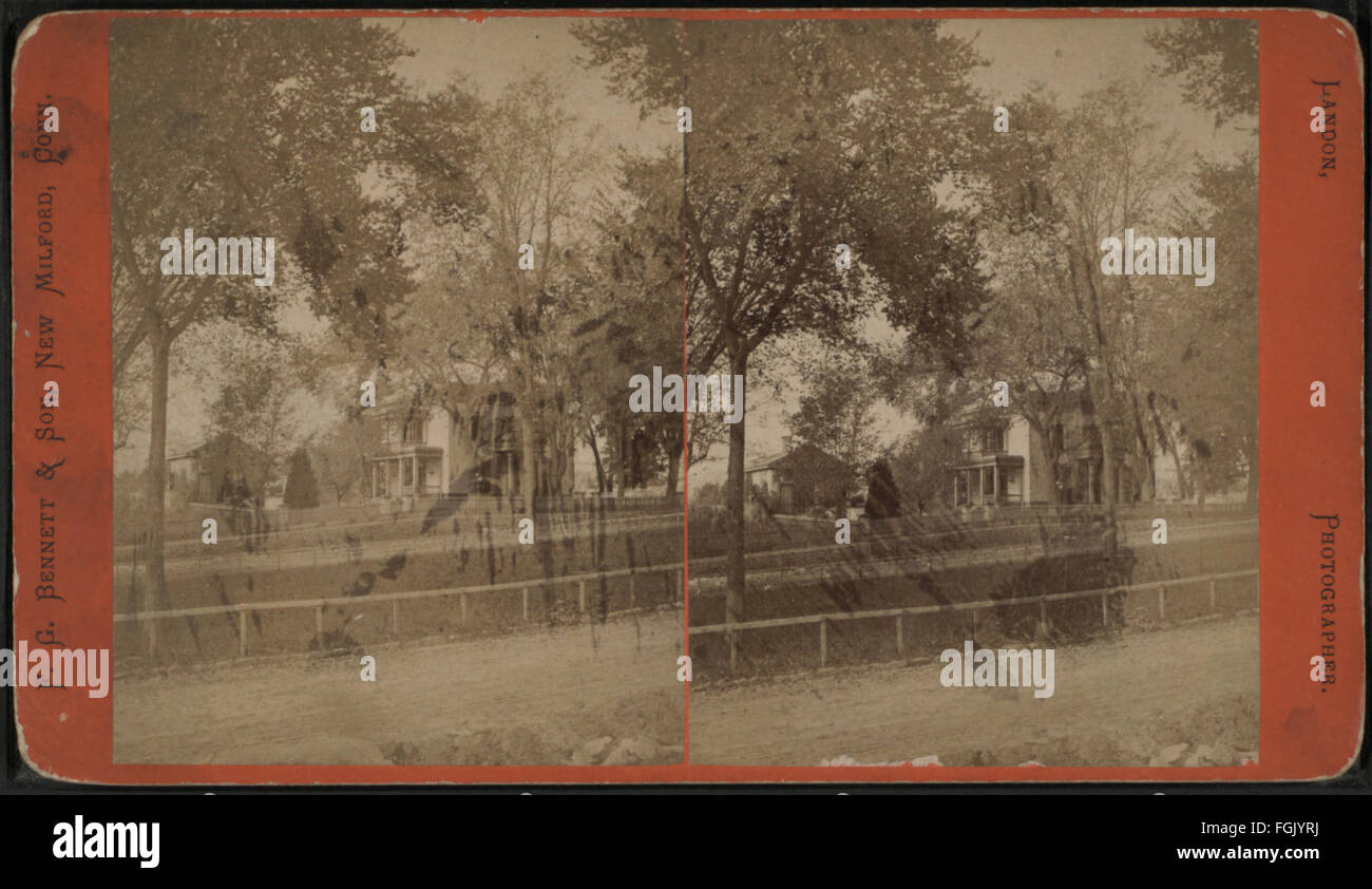 A photograph by Seth C. Landon showing Sanford House on Main Street in ...
