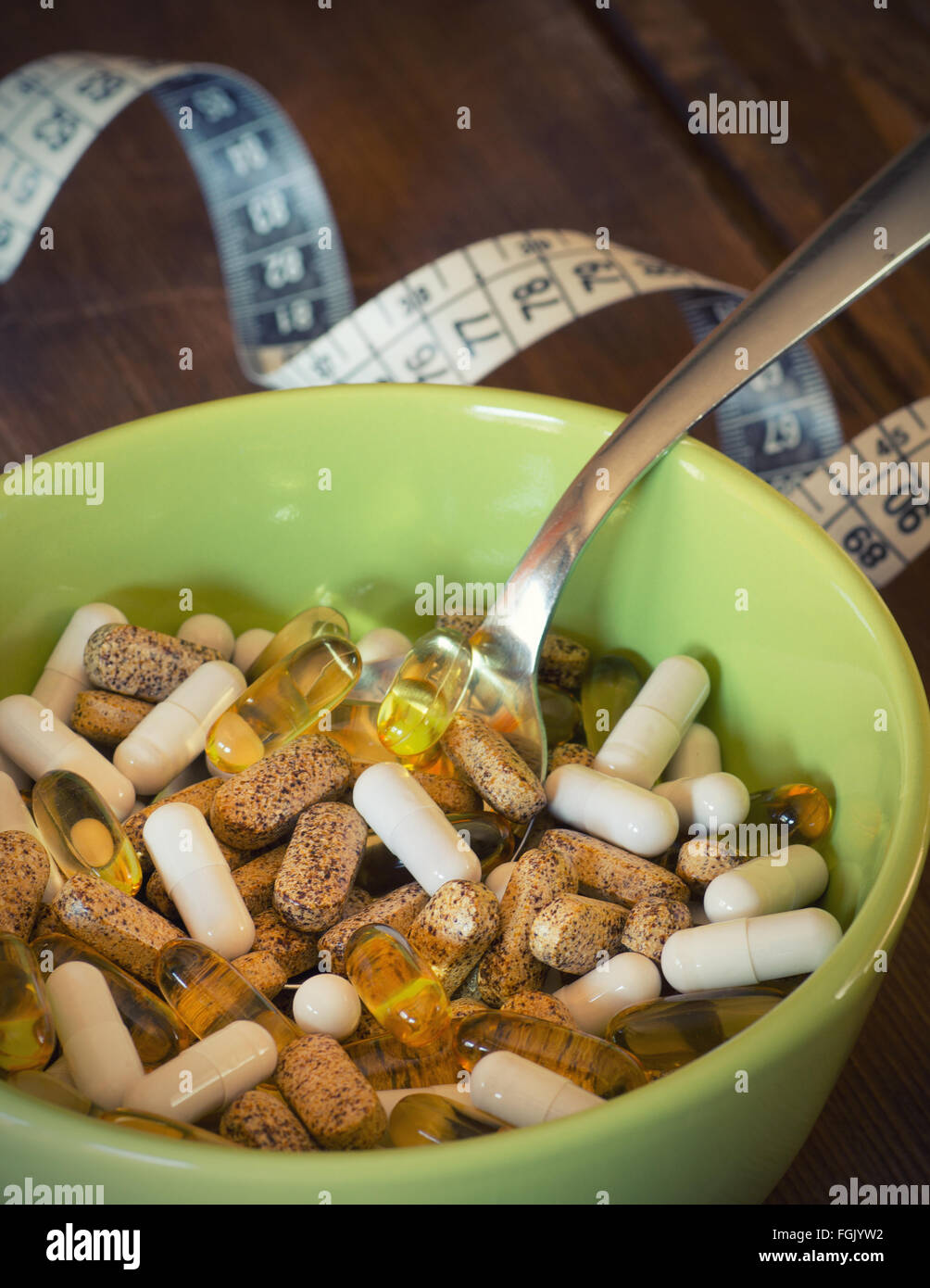 Nutritional supplements in capsules and tablets Stock Photo - Alamy