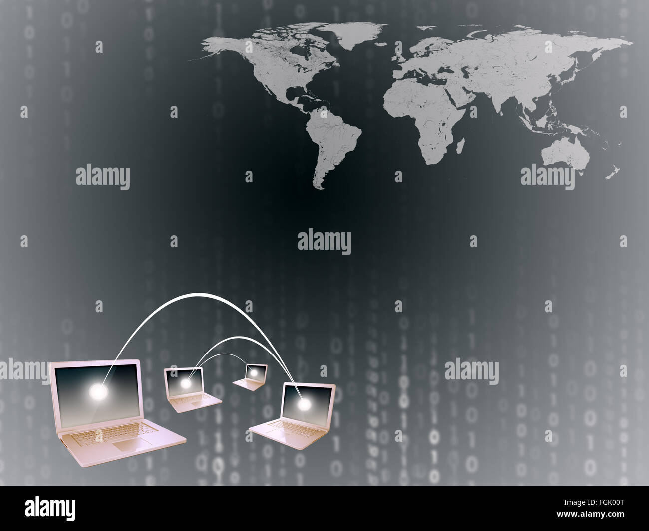 Set of laptops Stock Photo - Alamy