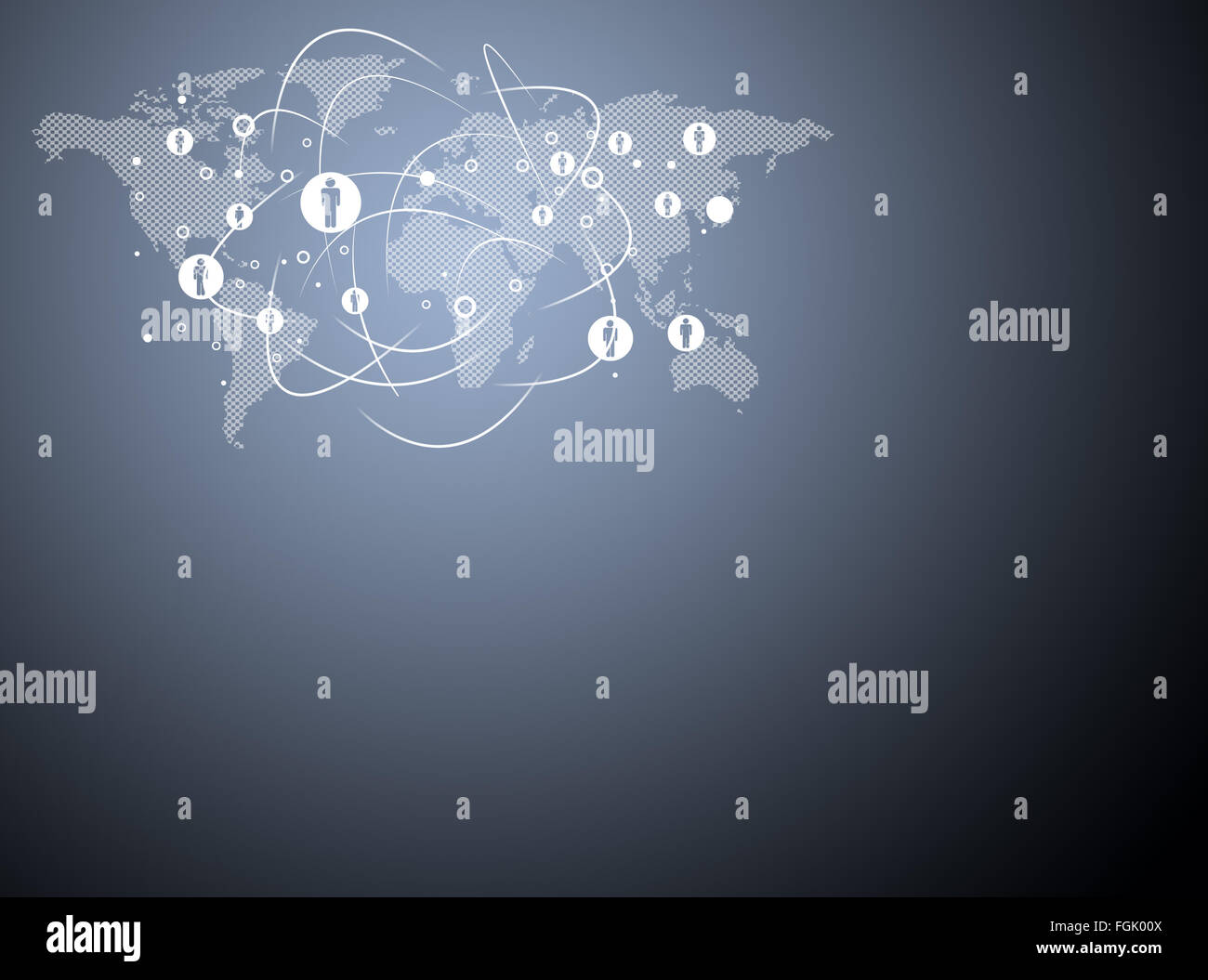 Background with world map Stock Photo - Alamy