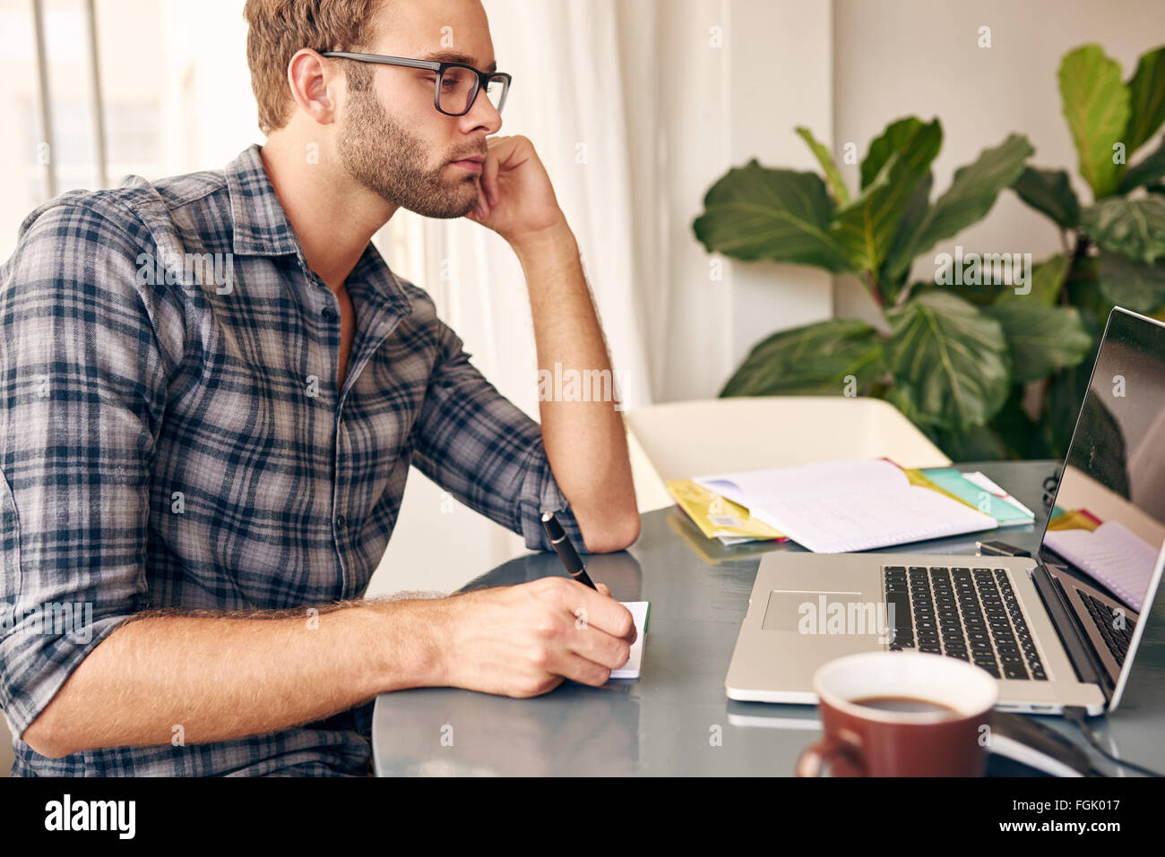 Laptop green screen glasses paperwork hi-res stock photography and ...