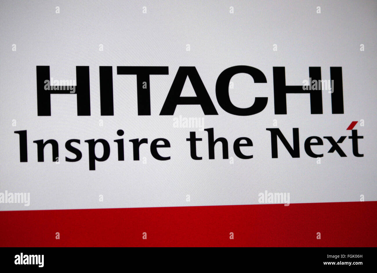 Hitachi logo hi-res stock photography and images - Alamy