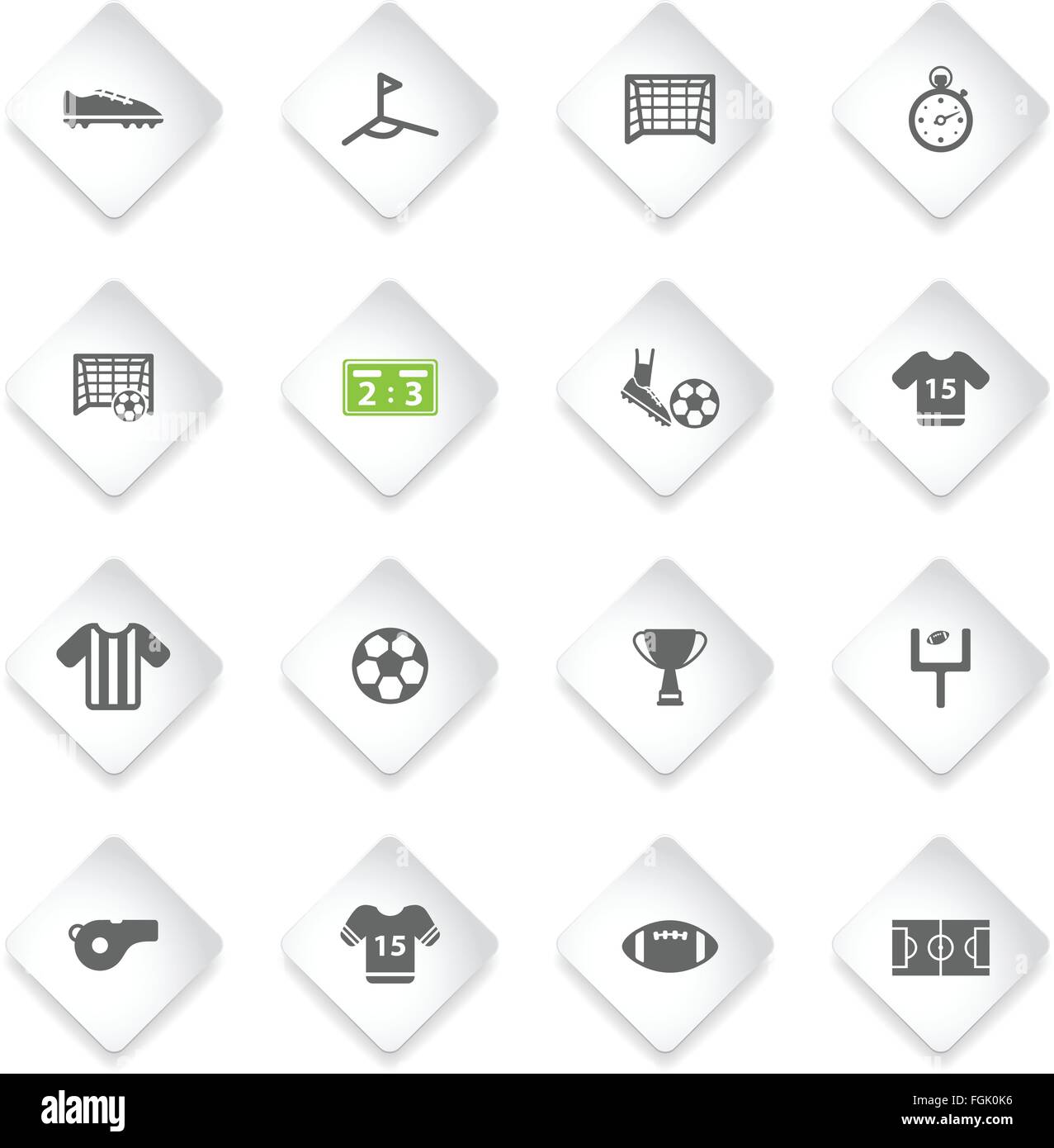 Scores the winning goal Stock Vector Images - Alamy