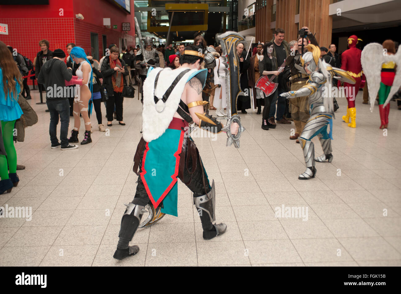 ExCel, London, UK. 20th February, 2016. The London Super Comic ...