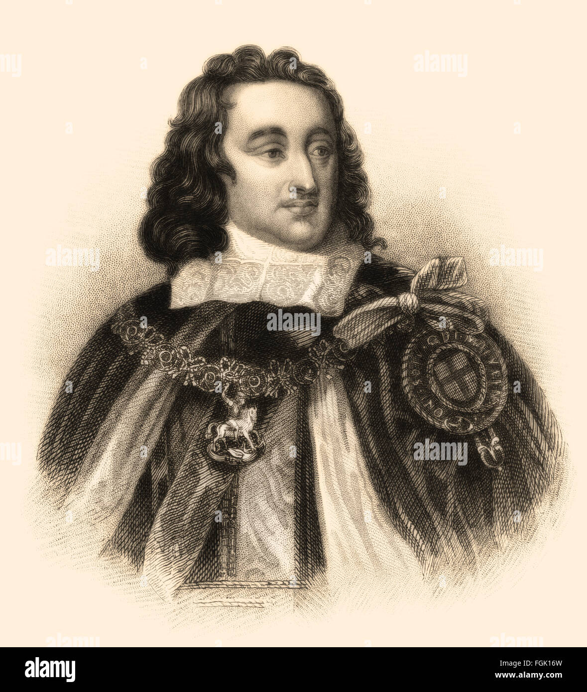 George Monck, 1st Duke of Albemarle, KG, 1608-1670, an English soldier ...