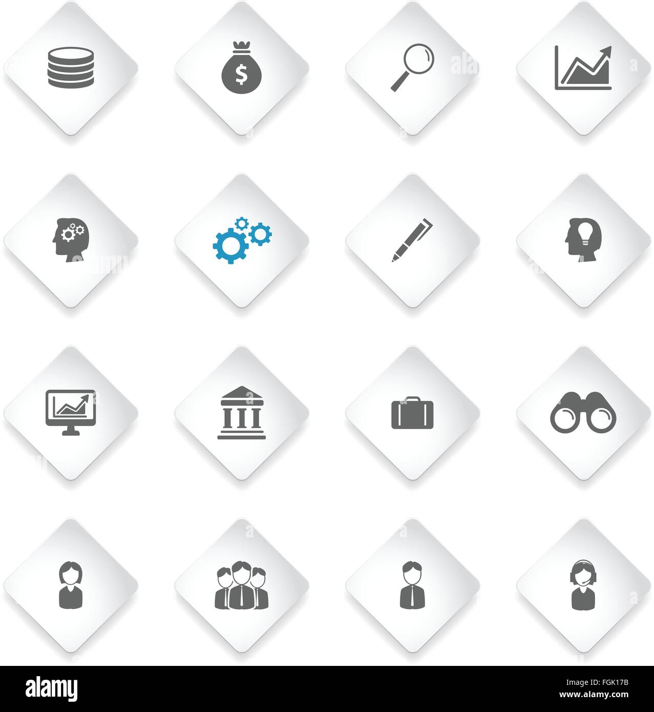 Office simply icons Stock Vector Image & Art - Alamy