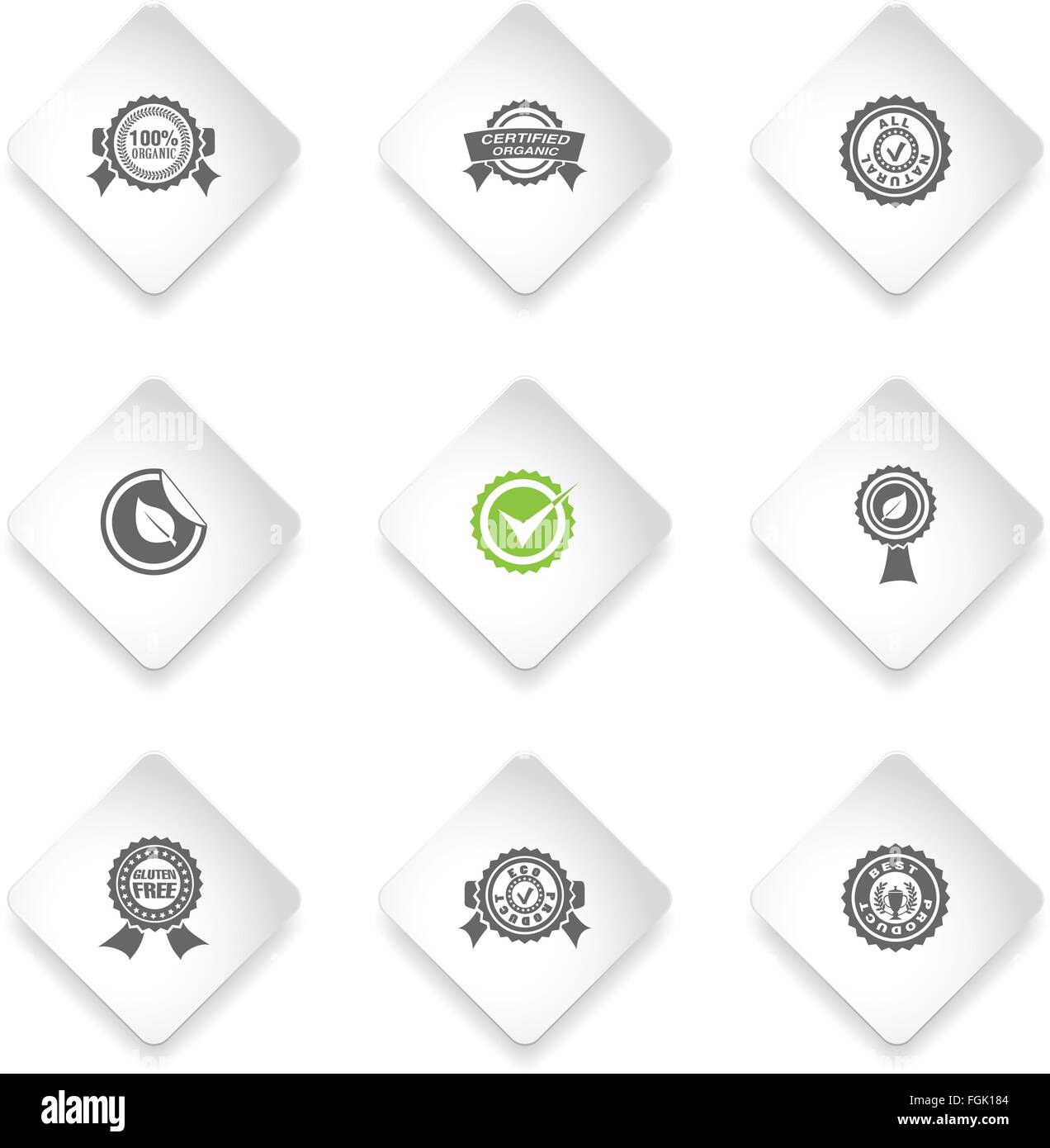 Seals Icon Set Stock Vector Image & Art - Alamy