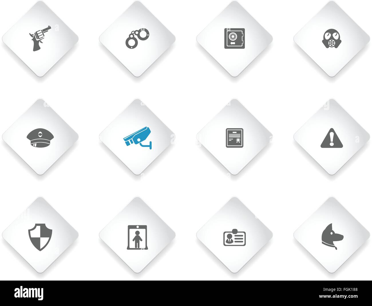 Security Icon Set Stock Vector Image & Art - Alamy