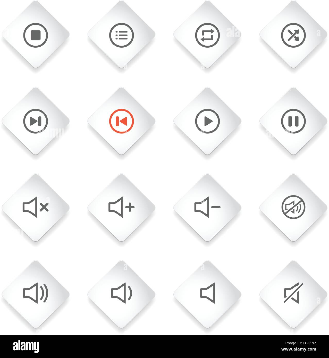Media Player Icons Stock Vector Image Art Alamy media-player-icons-stock-vector-image-art-alamy