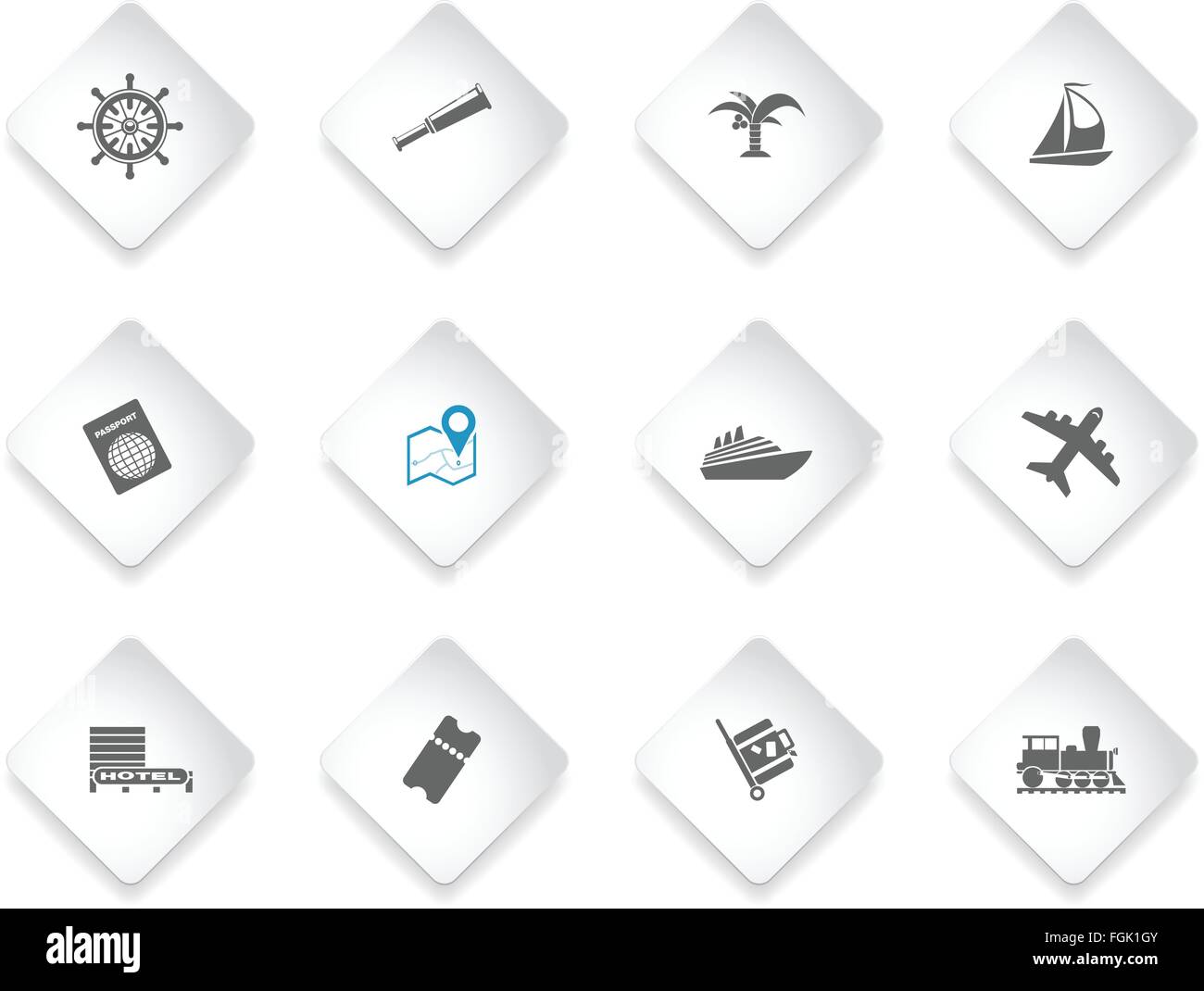 Tourism and Travel Icons Stock Vector Image & Art - Alamy